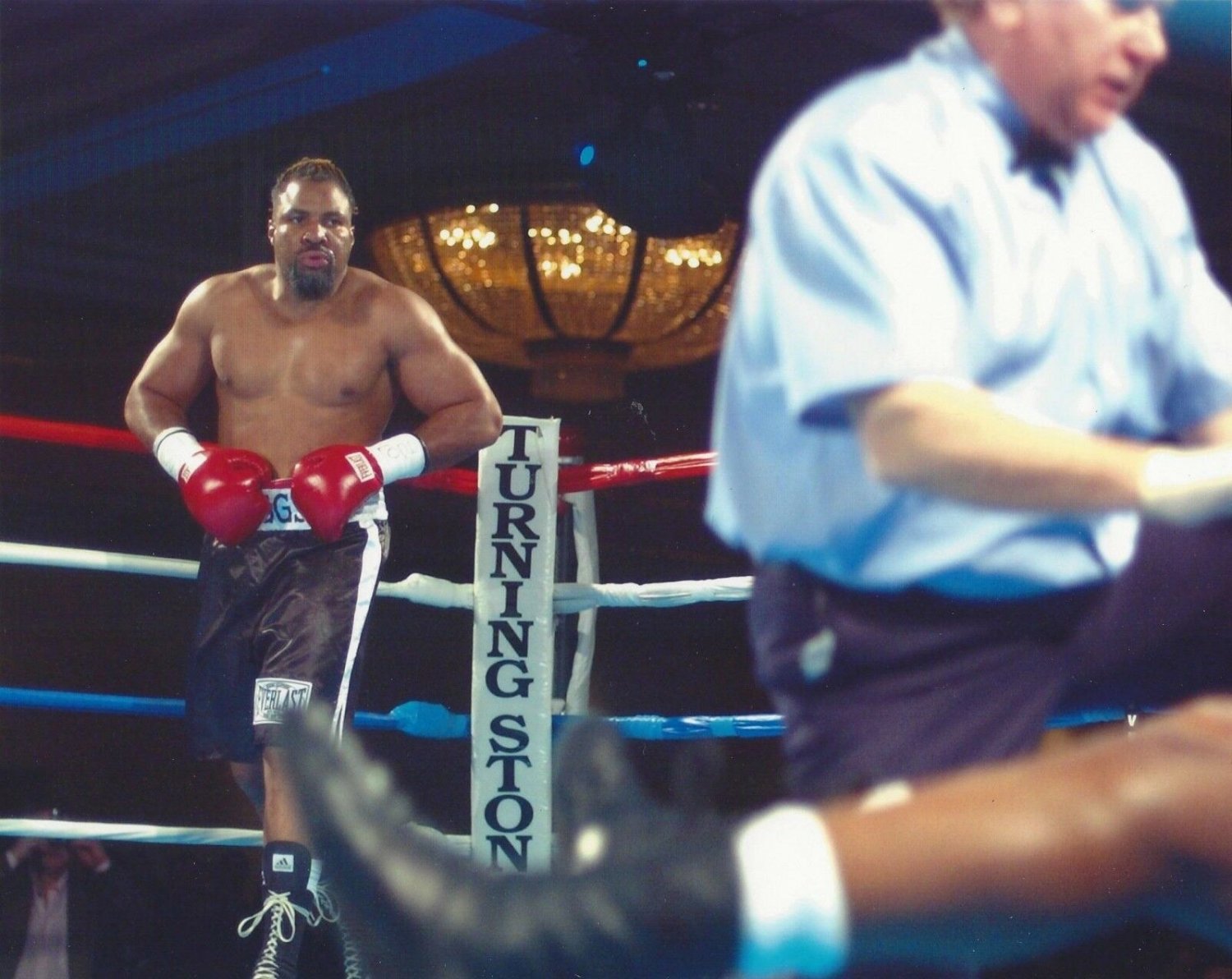 SHANNON BRIGGS KO 8X10 PHOTO BOXING PICTURE