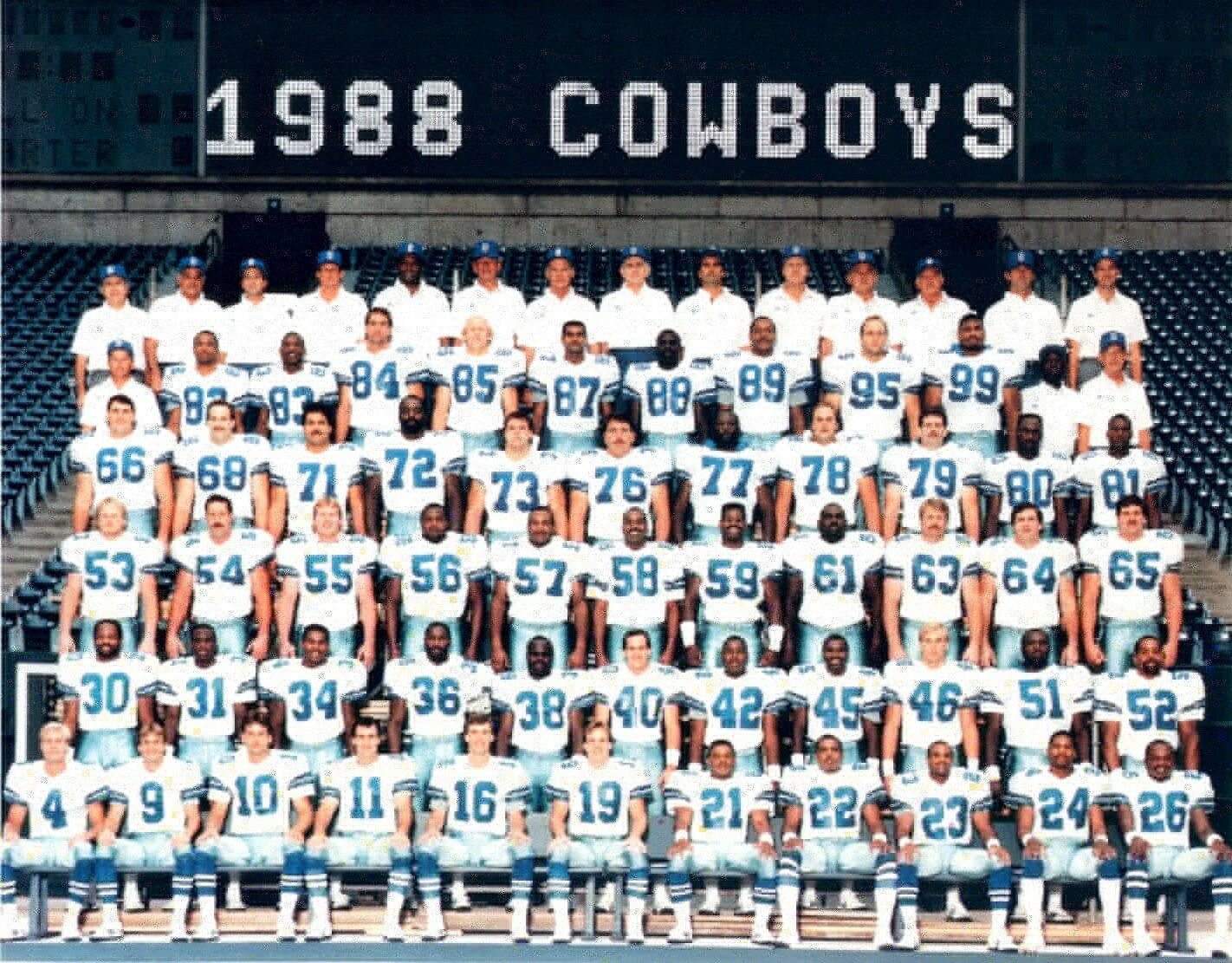 1988 DALLAS COWBOYS 8X10 TEAM PHOTO FOOTBALL PICTURE NFL