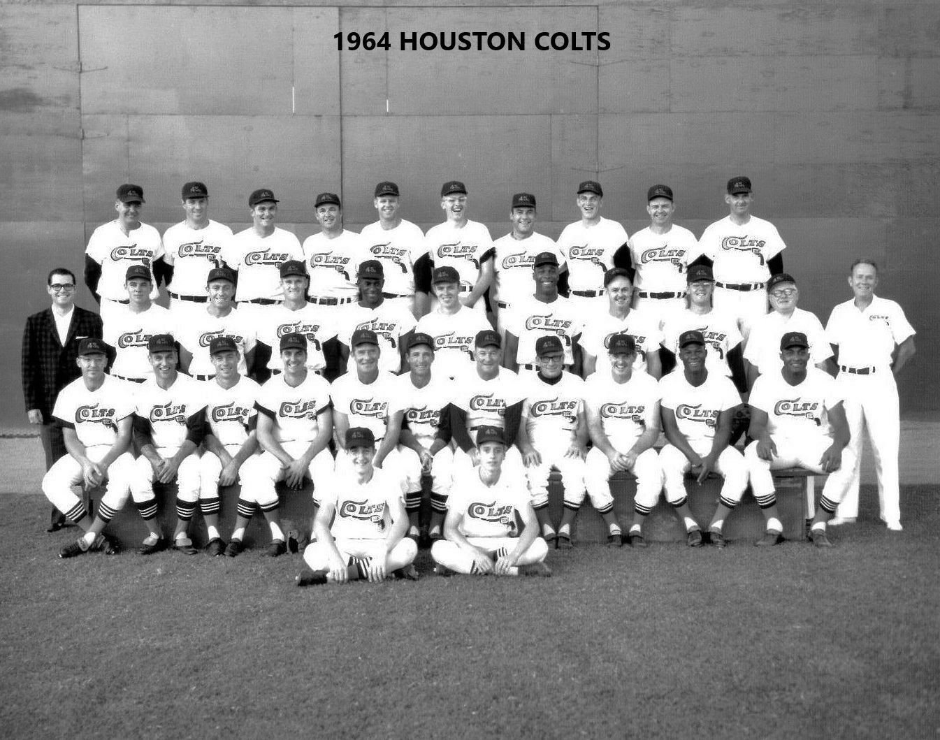 1964 HOUSTON COLTS 8X10 TEAM PHOTO BASEBALL MLB PICTURE