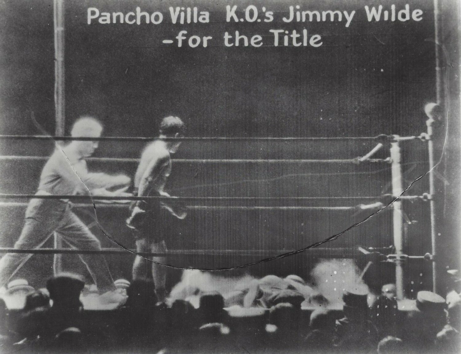 PANCHO VILLA KO's JIMMY WILDE 8X10 PHOTO BOXING PICTURE