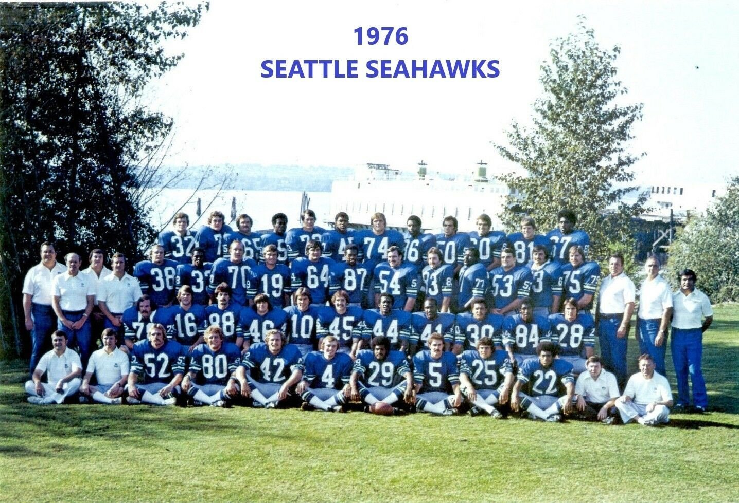 1976 SEATTLE SEAHAWKS 8X10 TEAM PHOTO FOOTBALL PICTURE NFL