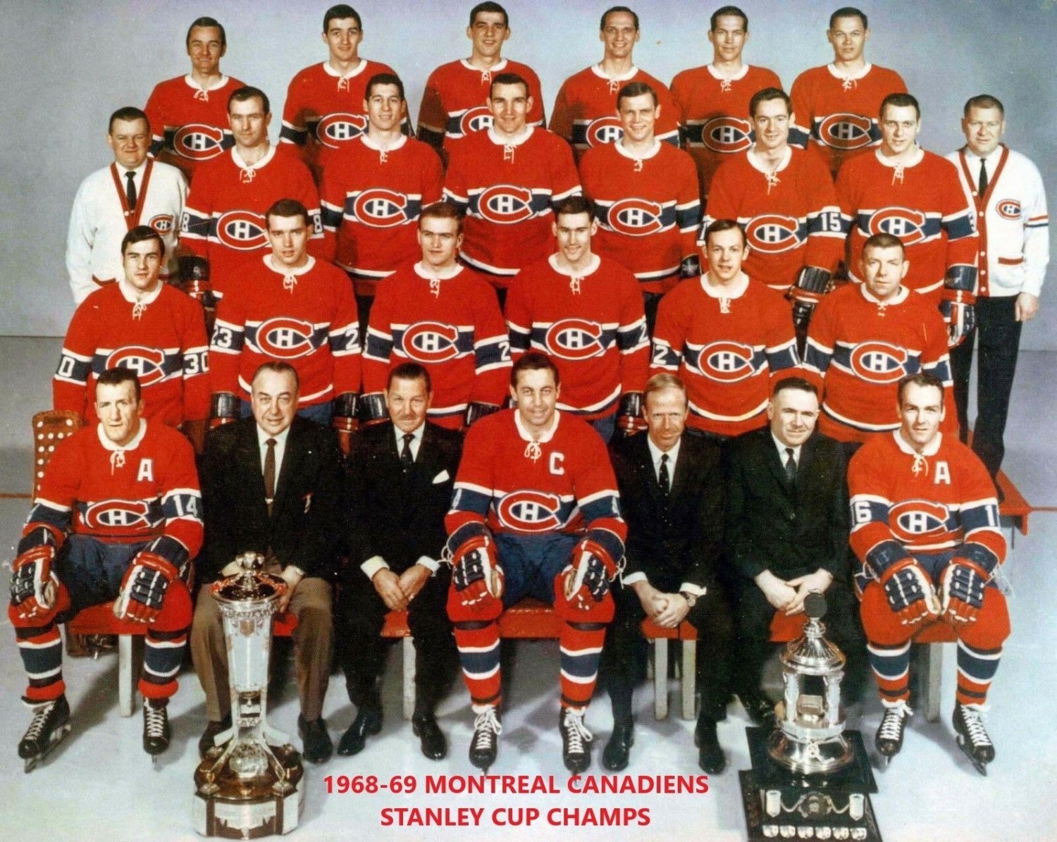 MONTREAL CANADIENS 1968-69 8X10 TEAM PHOTO HOCKEY PICTURE NHL