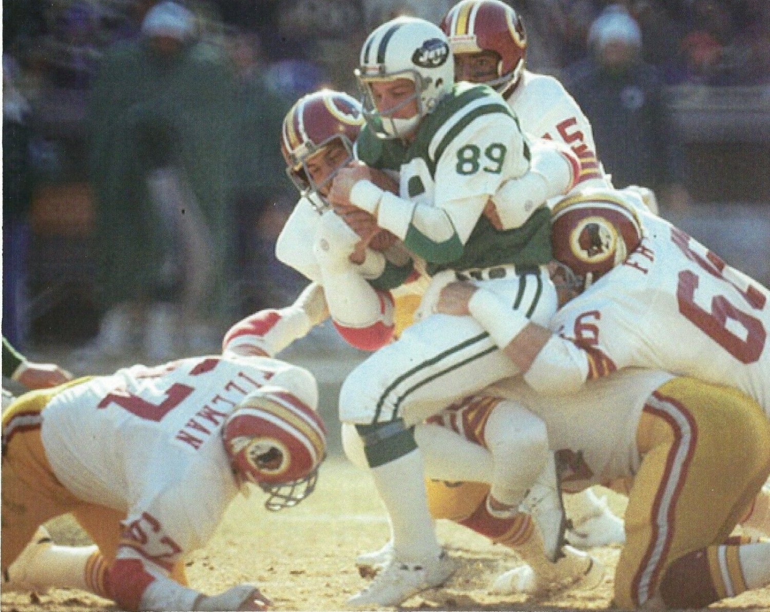 LOU PICCONE 8X10 PHOTO NEW YORK JETS NY NFL FOOTBALL PICTURE