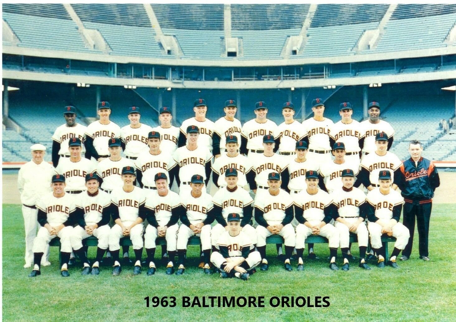 1963 BALTIMORE ORIOLES 8X10 TEAM PHOTO BASEBALL PICTURE O's MLB