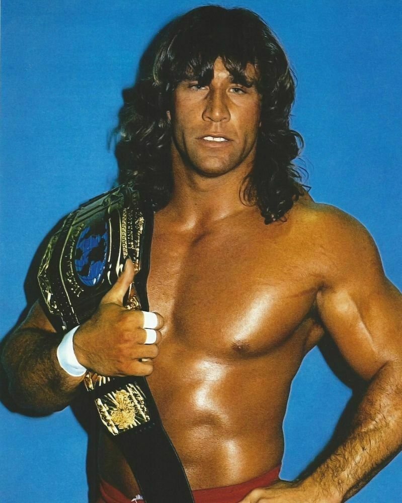KERRY VON ERICH 8X10 PHOTO WRESTLING PICTURE WCCW NWA WWE WITH BELT