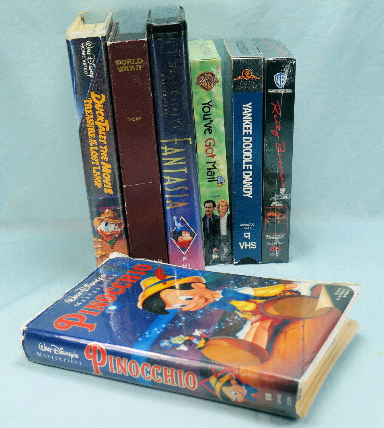 Lot of 35 VHS tapes: popular movies including kid's titles, all in VG ...