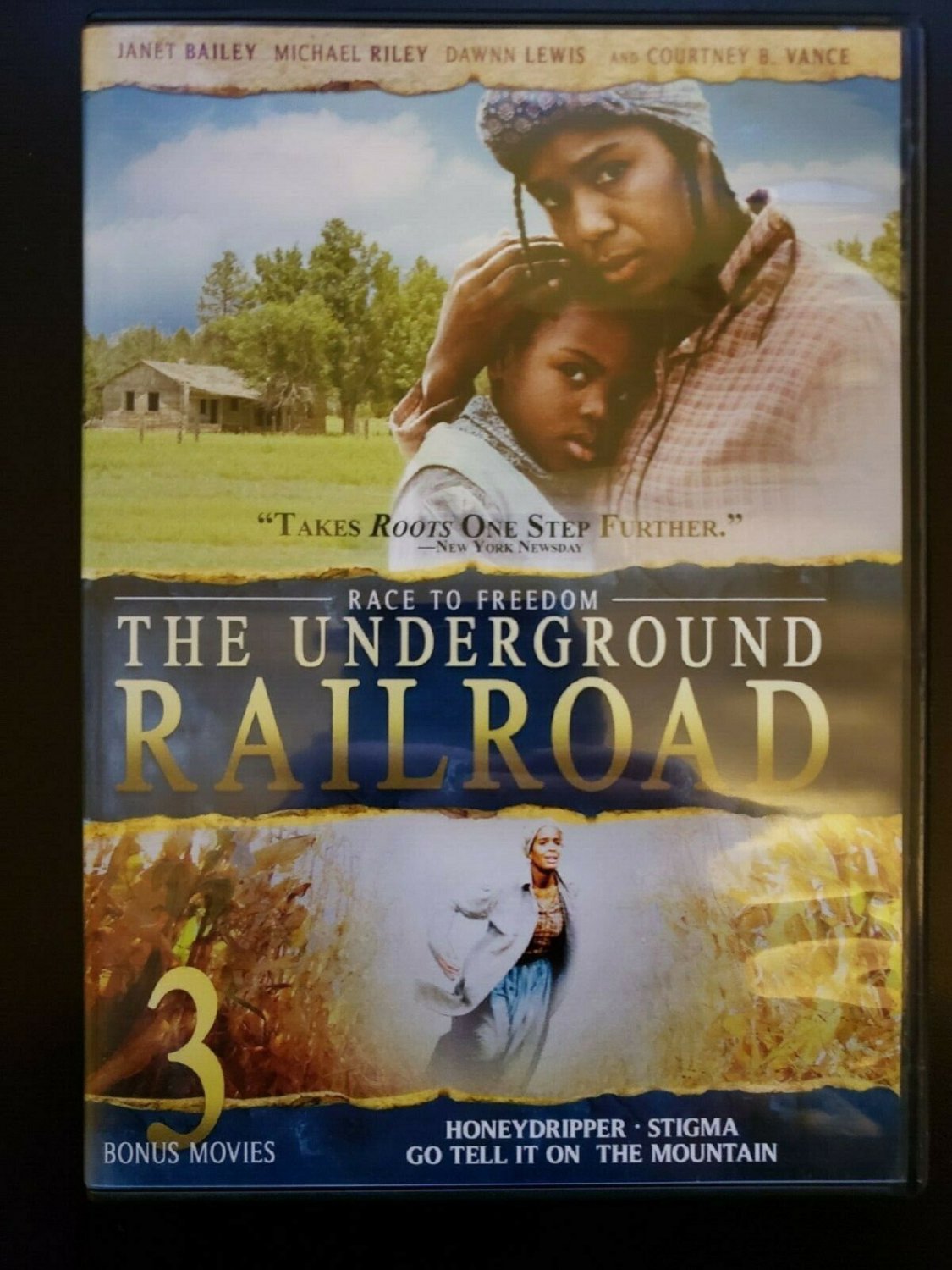 Race To Freedom The Underground Railroad DVD Plus 3 Bonus Movies Brand New