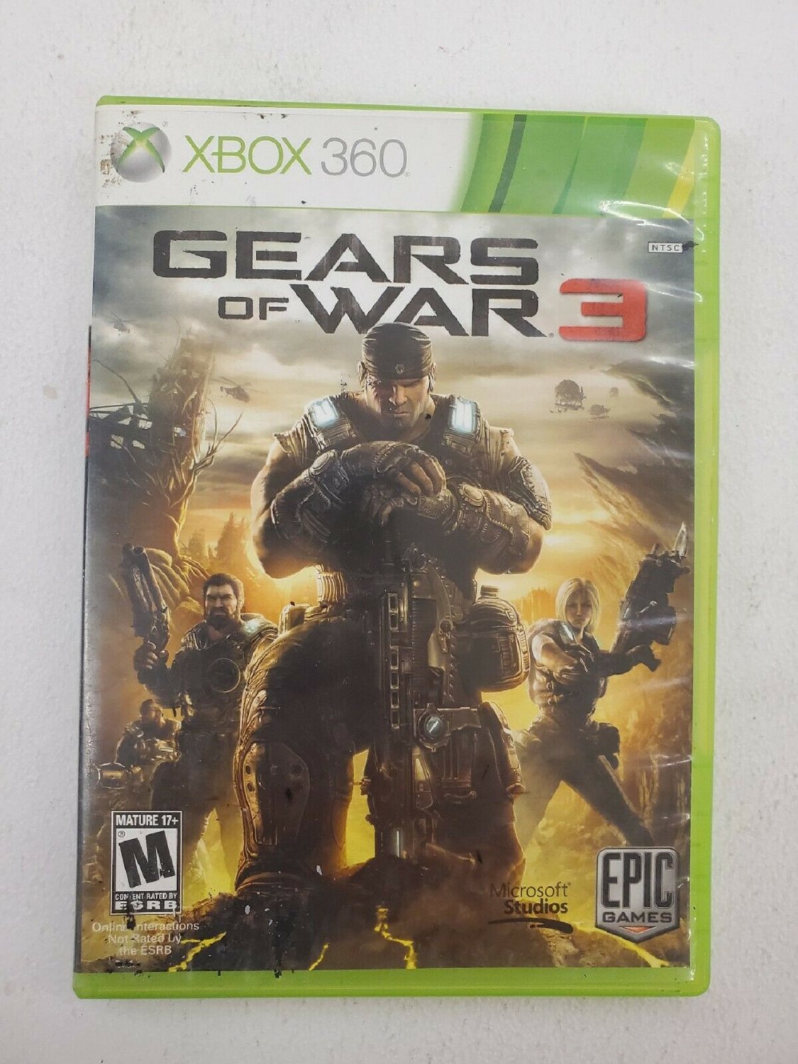 Gears of War 3 (Xbox 360, 2011) VERY GOOD condition with BOOKLET