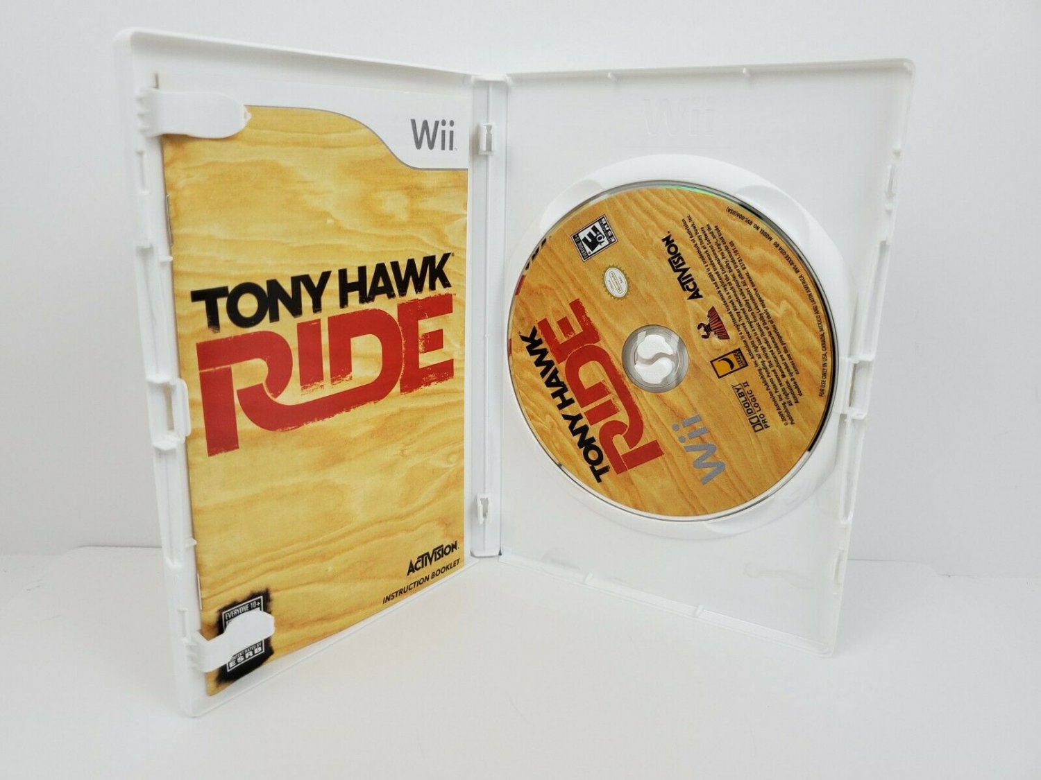 Tony Hawk Ride Nintendo Wii with Manual LIKE NEW NO BOARD