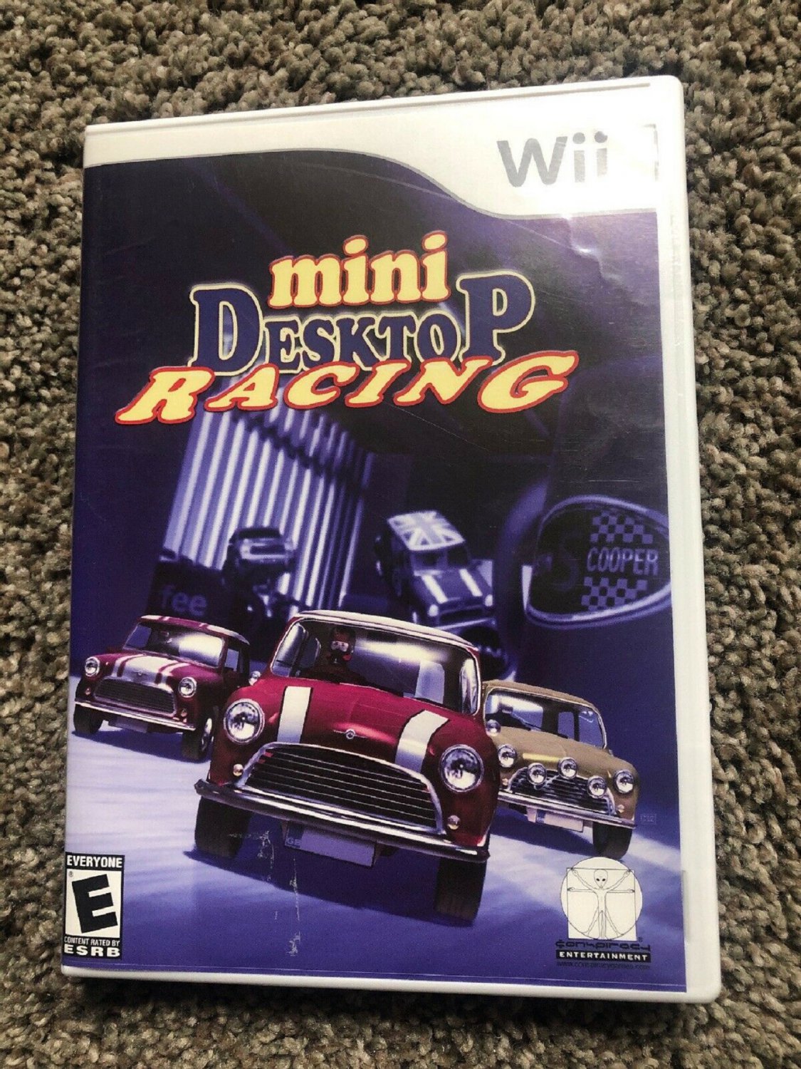 Mini Desktop Racing Nintendo Wii LIKE NEW with BOOKLET