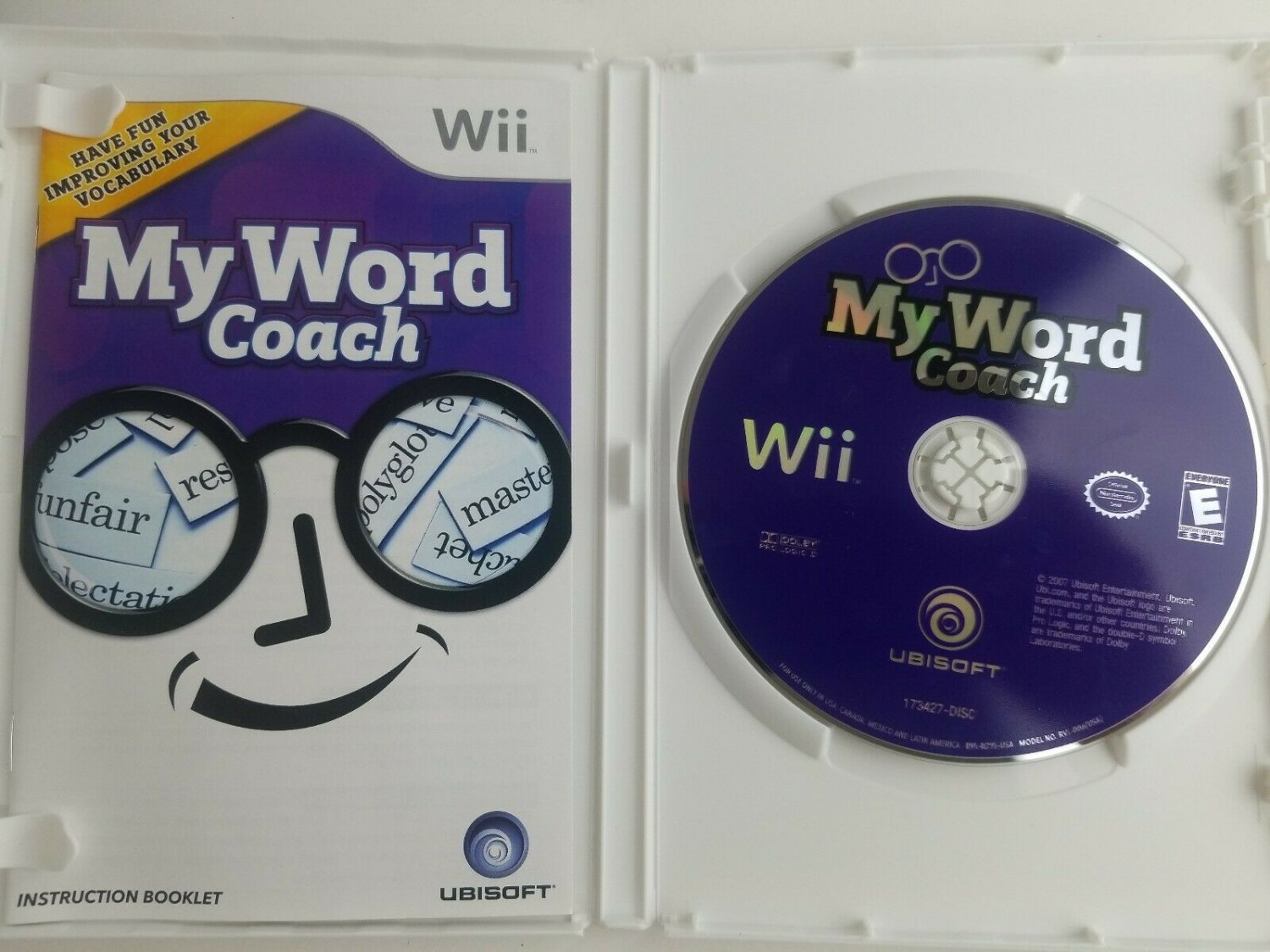 My Word Coach (Nintendo Wii, 2007). Complete With Manual LIKE NEW