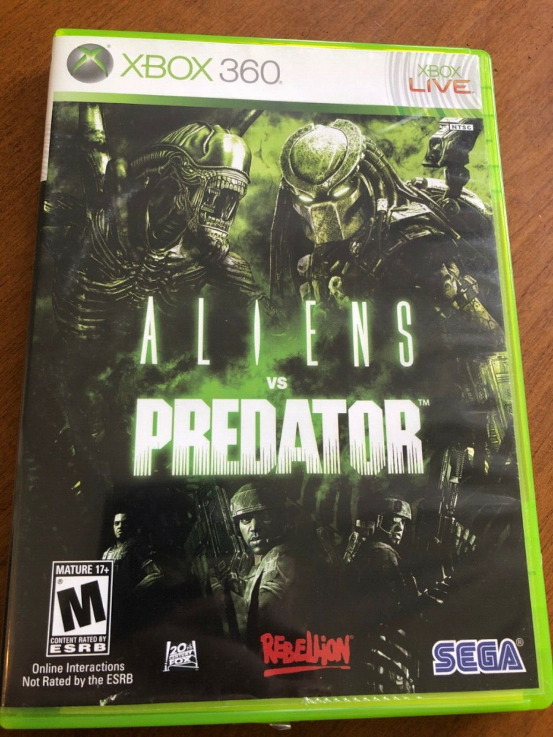 Alien vs. Predator (Microsoft Xbox 360, 2010) Condition VERY GOOD with ...