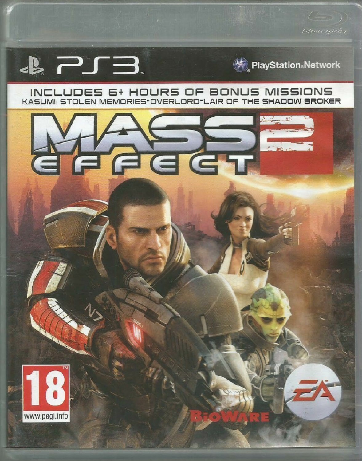 Mass Effect 2 (PS3) Playstation 3 "UK Import" LIKE NEW disc NO BOOKLET