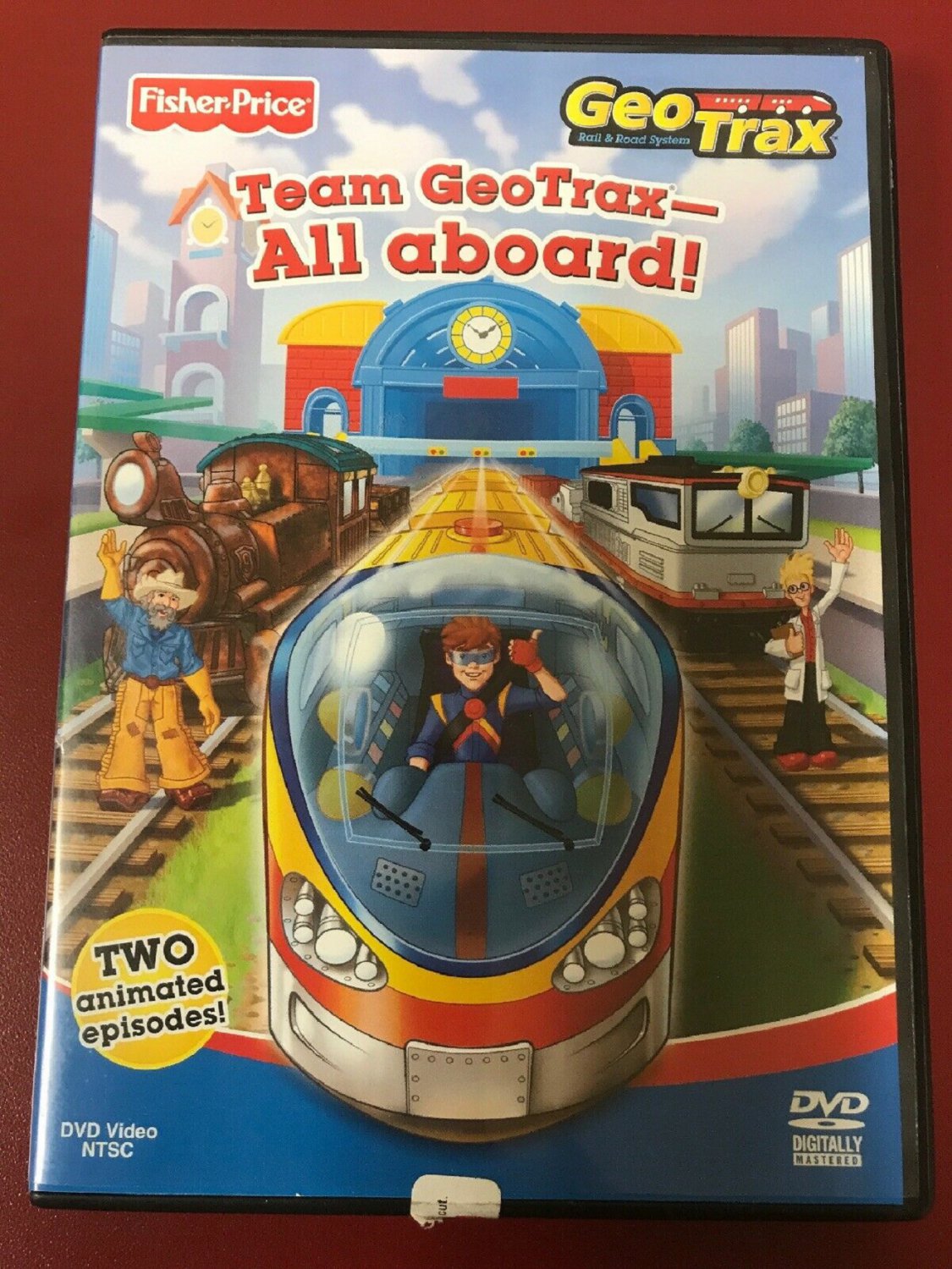 Team GeoTrax All Aboard DVD Fisher Price - disc LIKE NEW, CASE IS GOOD ...