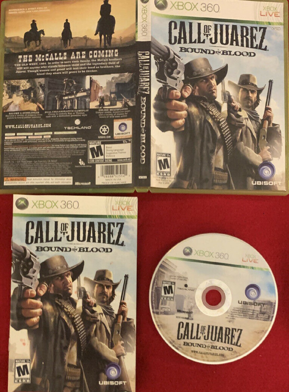 Call of Juarez Bound in Blood - Xbox 360 CIB - LIKE NEW with BOOKLET