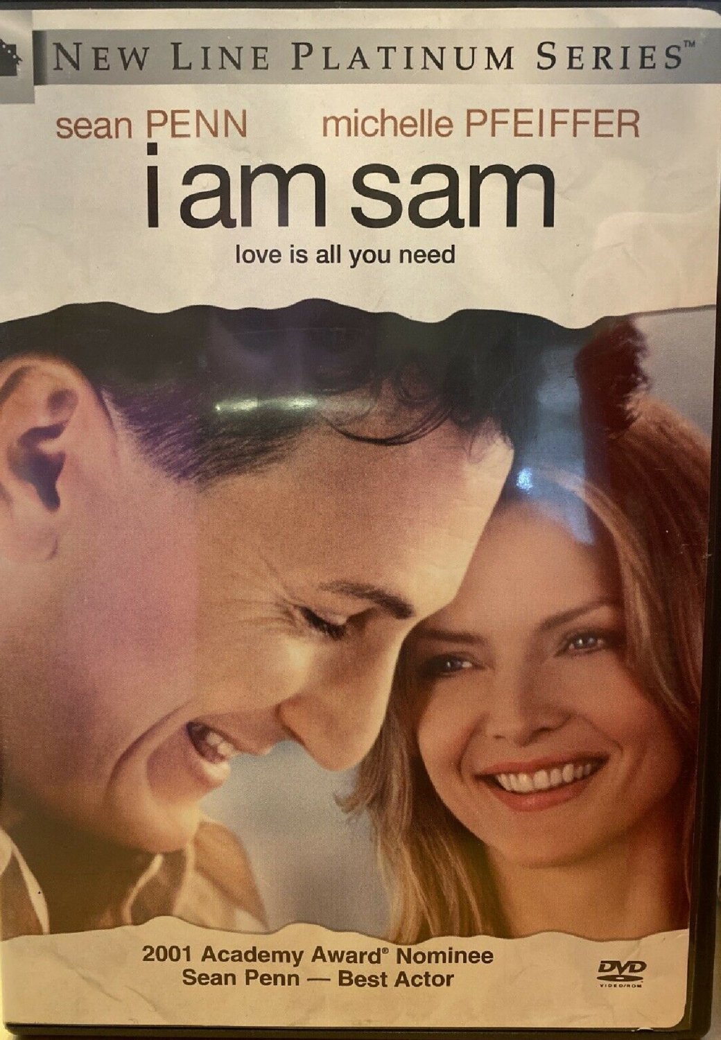 I Am Sam (DVD,2001) Sean Penn, Michelle Pfeiffer - dics LIKE NEW in ...