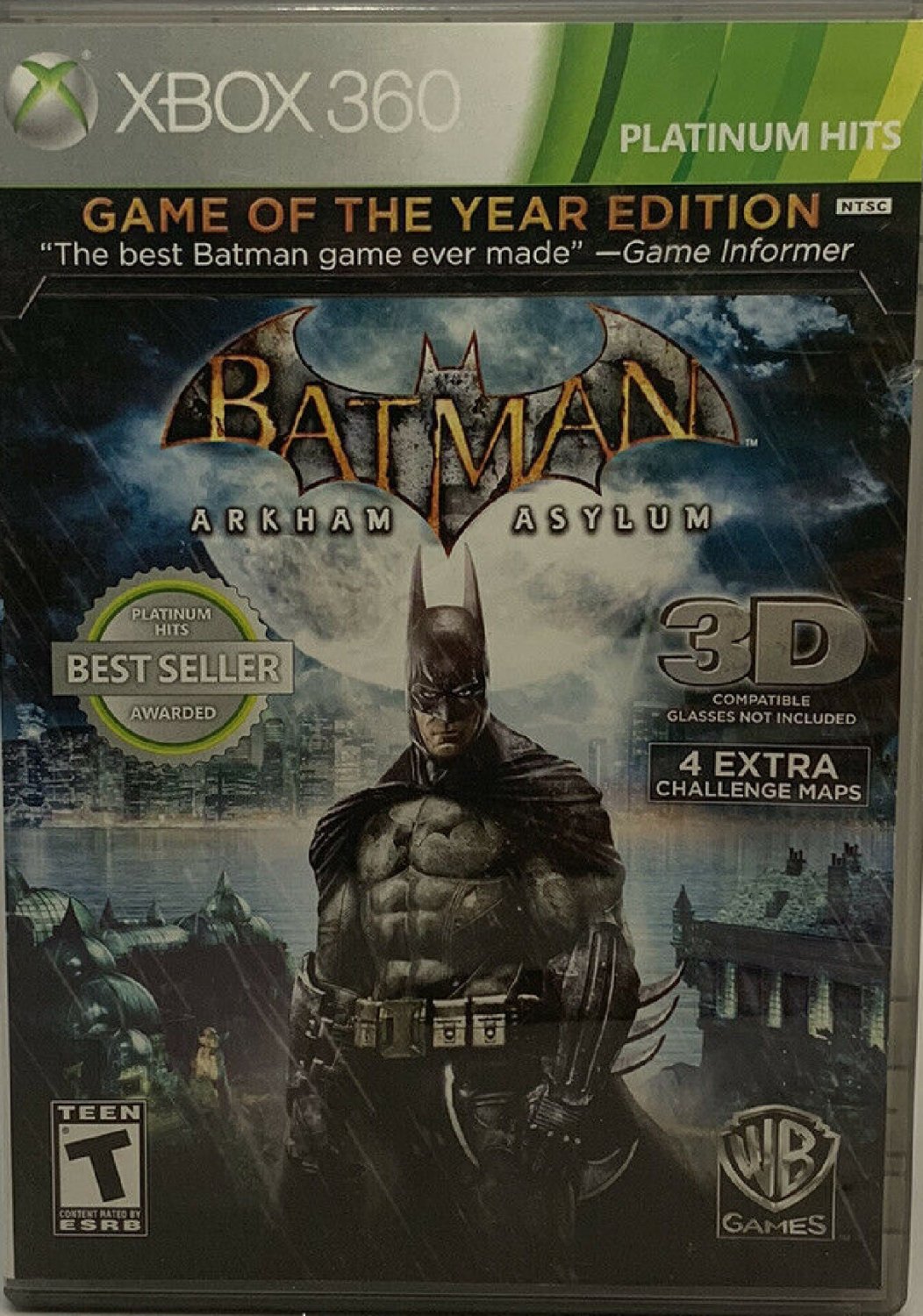 batman arkham city xbox 360 game of the year platinum edition - disc ...