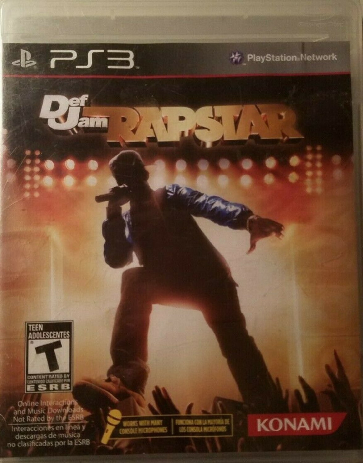 Def Jam Rapstar (Sony PlayStation 3, 2010) condition Like New