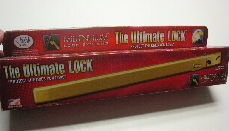 Millennium Lock MLI 4000 Series Ultimate Lock 8000 lbs Force (Color Brown)