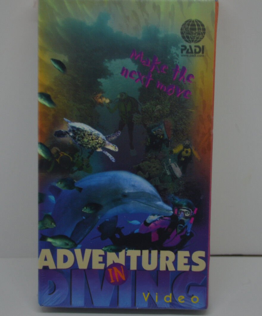 NEW Adventures in Diving PADI VHS TAPE RARE!