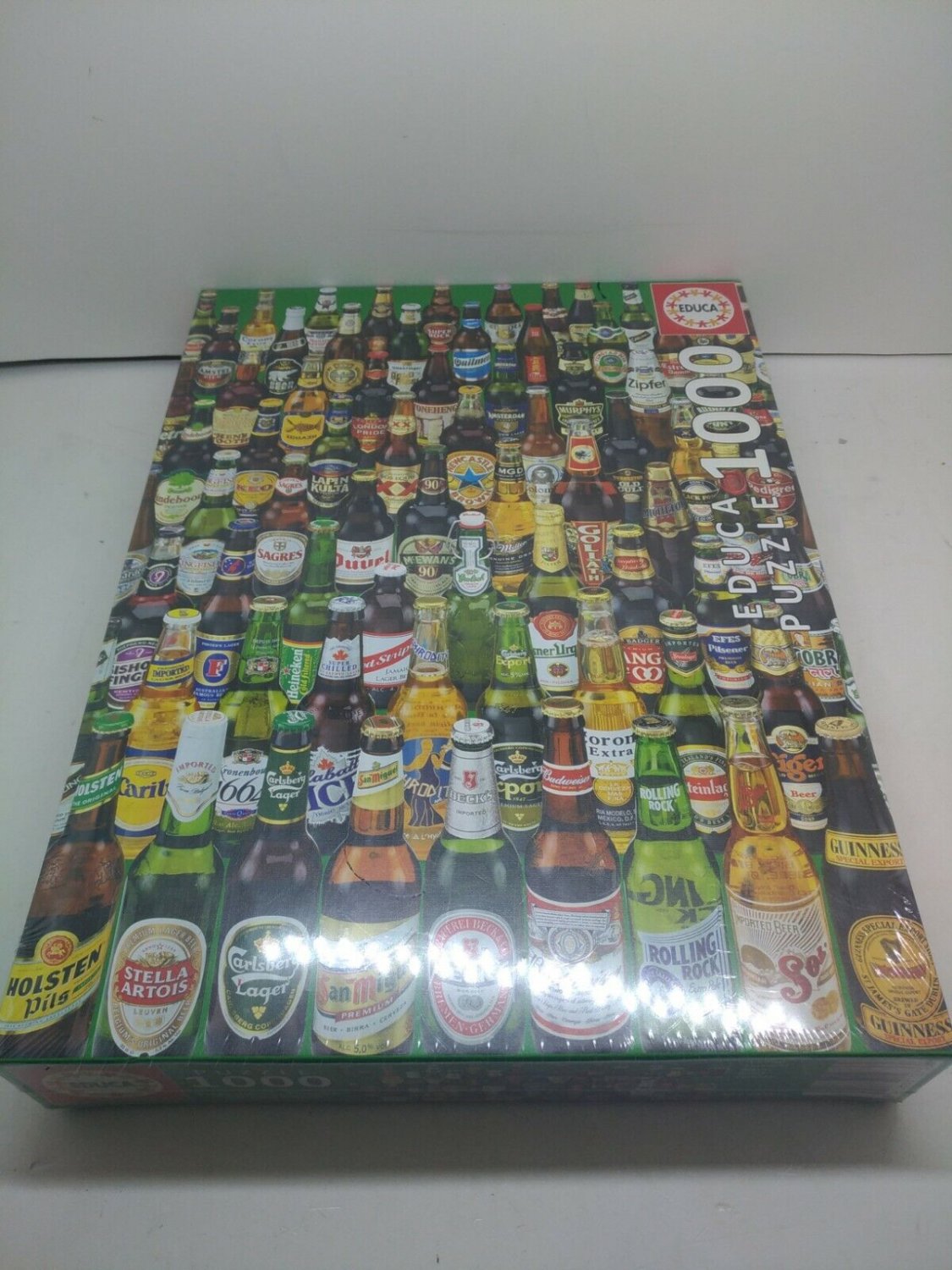 Educa BEERS 1000 pc Jigsaw Puzzle *Beer Bottles