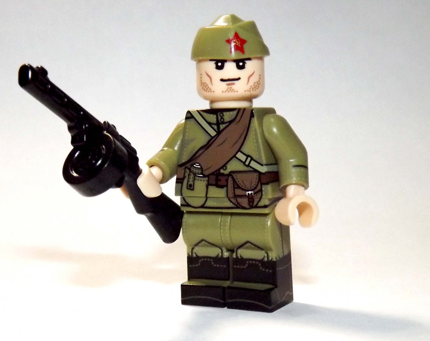 KoloToys Minifigure Russian Infantry PPSh 41 submachine Gun deluxe WW2 ...