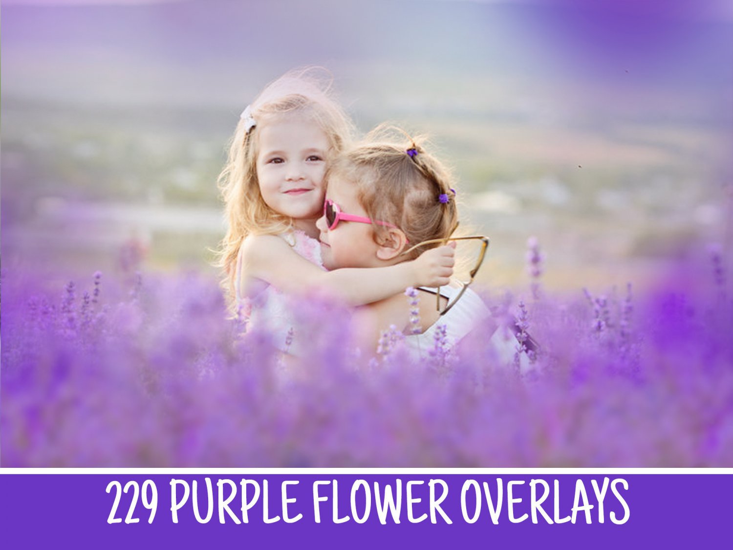 28 lavender overlays，photoshop summer overlays texture png file