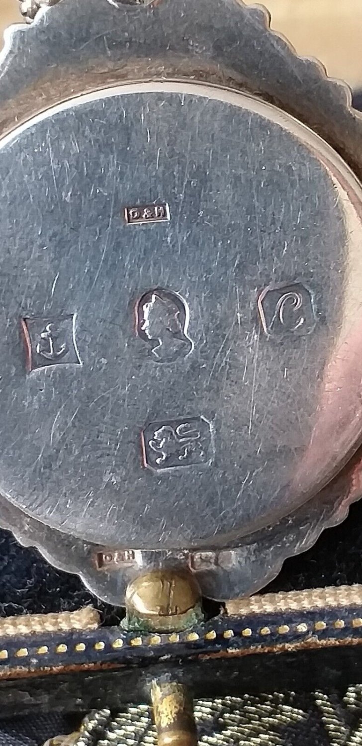 Antique Victorian 1891 Full Hallmarks for Birmingham Heavy Solid Locket ...