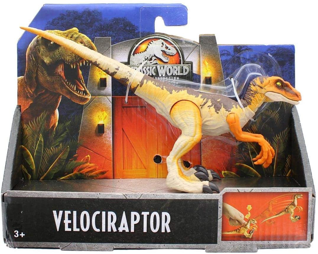 Jurassic World Legacy Collection Velociraptor Dinosaur Posable Figure 6"