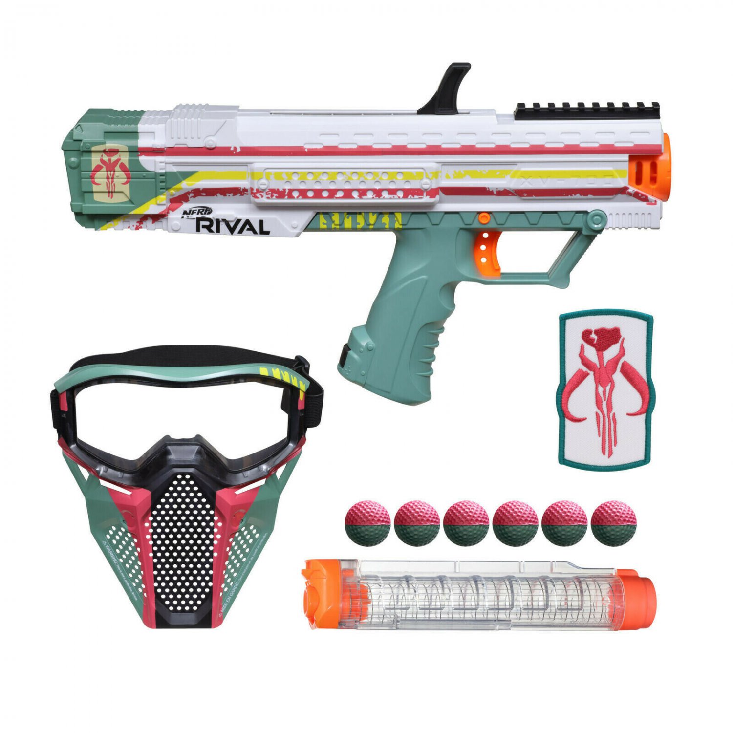Nerf Rival Star Wars Apollo XV-700 Blaster, Face Mask, Boba Fett ...