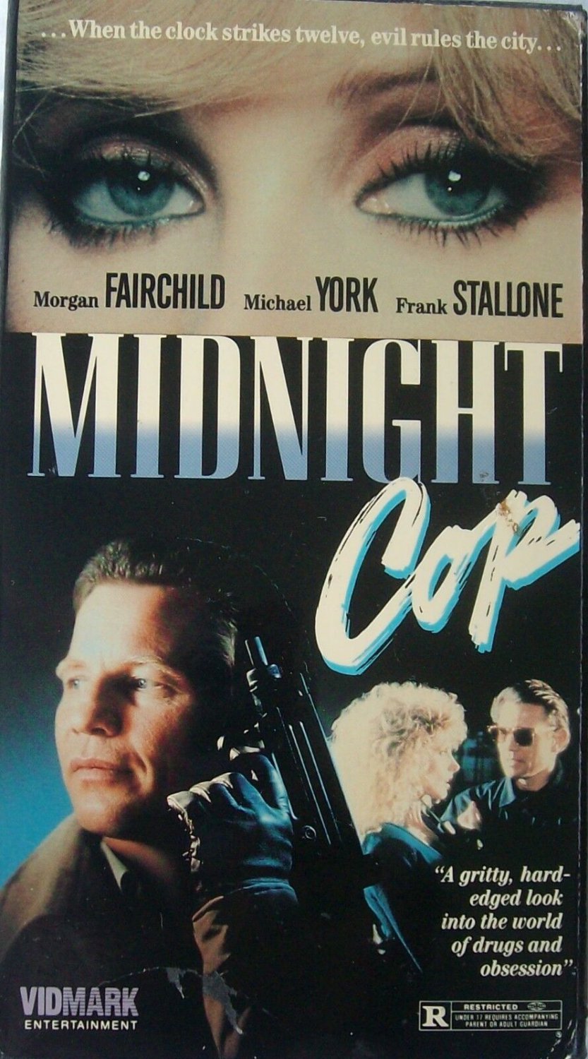 Midnight Cop (VHS) Morgan Fairchild, Michael York, Frank Stallone