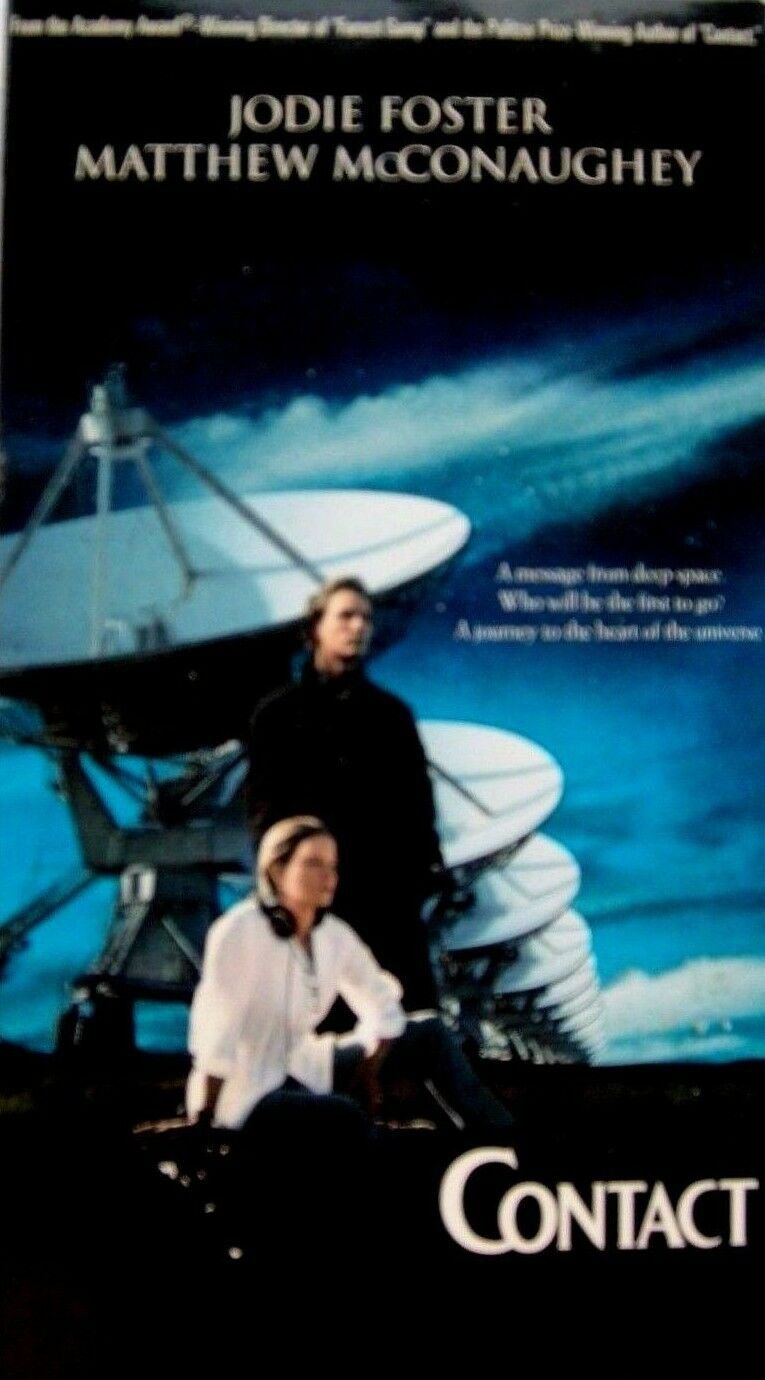 Contact (VHS, 1998) Jodie Foster, Matthew McConaughey, # 085391504139
