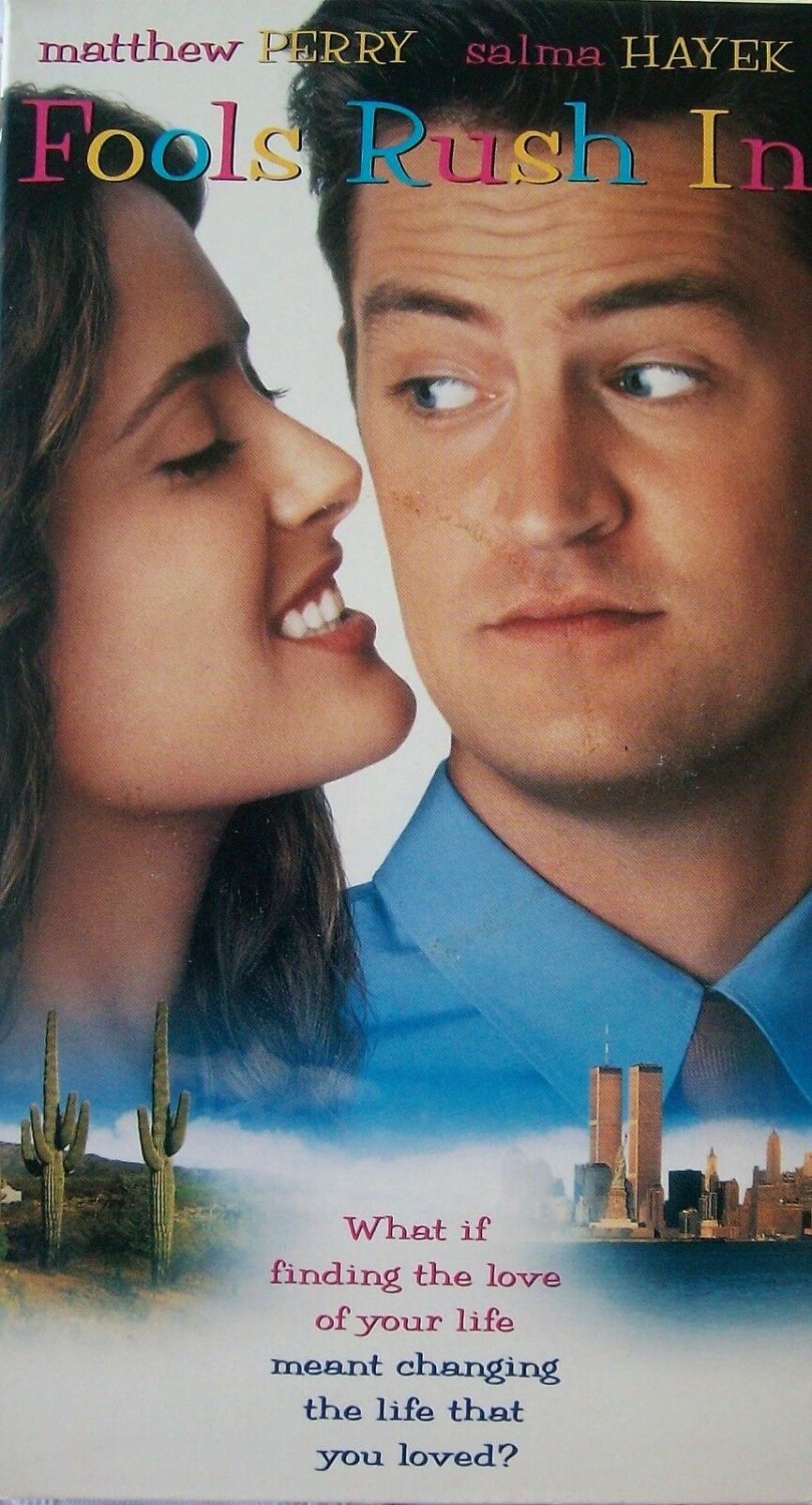 Fools Rush In (VHS 1997) Matthew Perry, Salma Hayek