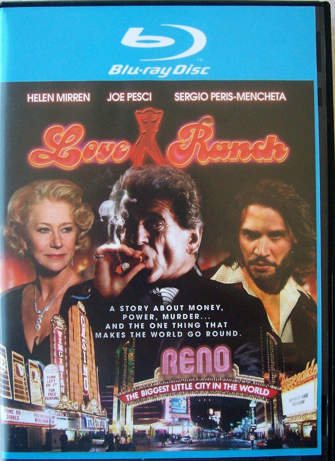 Love Ranch (Blu-ray, 2010) Helen Mirren, Joe Pesci, Sergio Peris-Mencheta