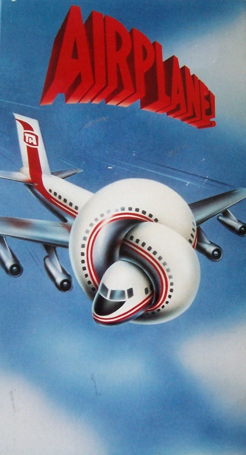 Airplane! (VHS, 1997) Robert Hays, Robert Stack, Lloyd Bridges, Peter ...