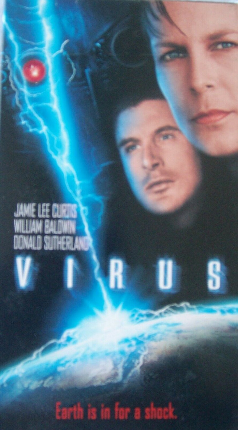 Virus (VHS, 1999) Jamie Lee Curtis, William Baldwin, Donald Sutherland