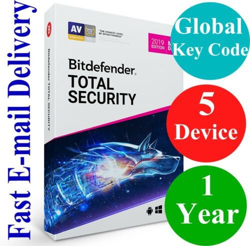 Bitdefender Total Security 5 Device 1 Year