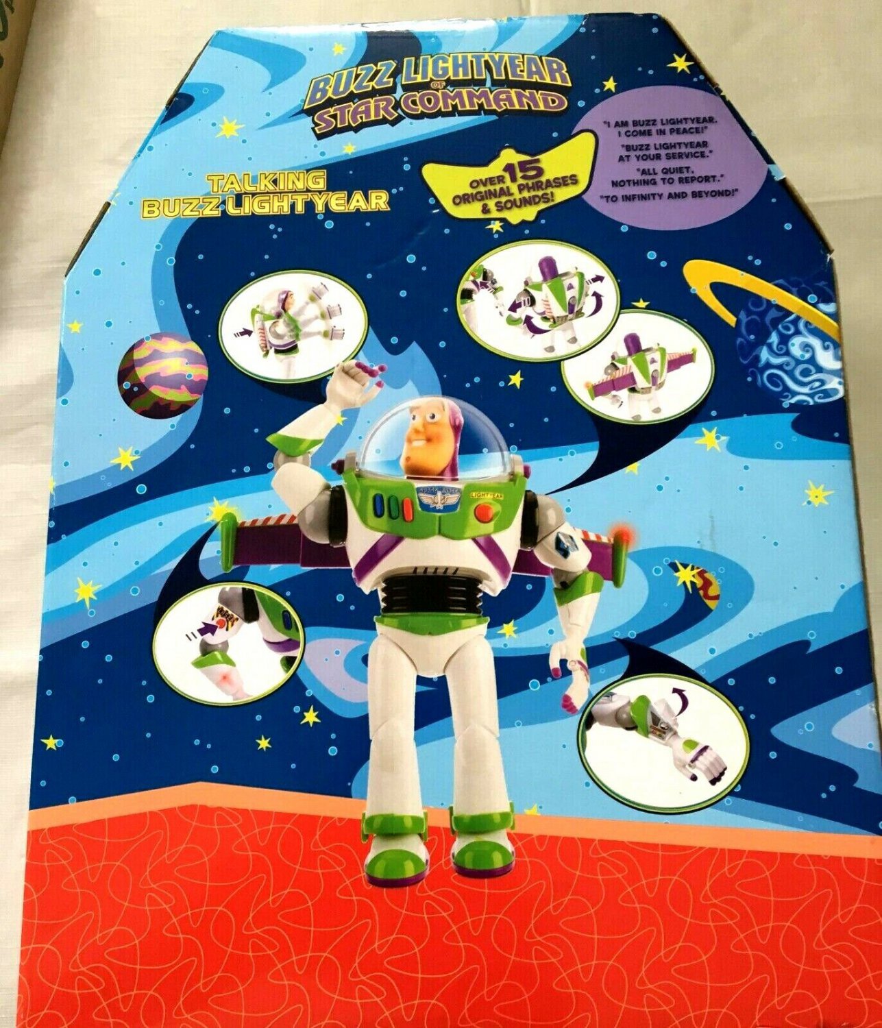Disney Store Exclusive Toy Story Talking Buzz Lightyear Star Command
