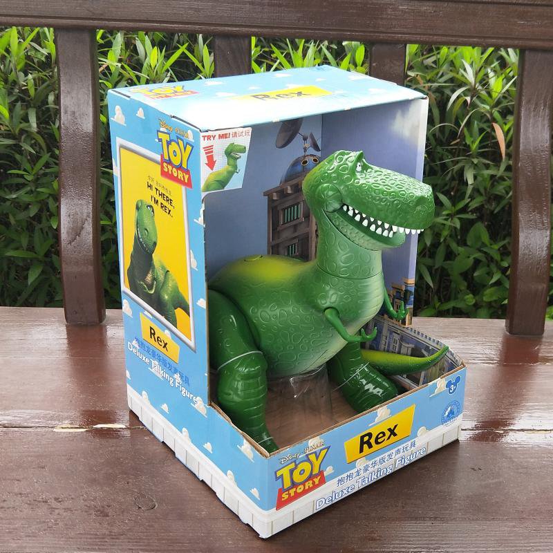 Disney Pixar Toy Story Deluxe Dinosaur Rex Talking Figure 11 Phrases ...