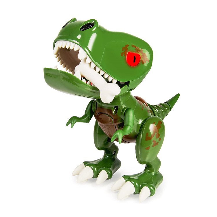 Zoomer Chomplingz Z-Rex Interactive Chomping Bone Robot Dinosaur with bone