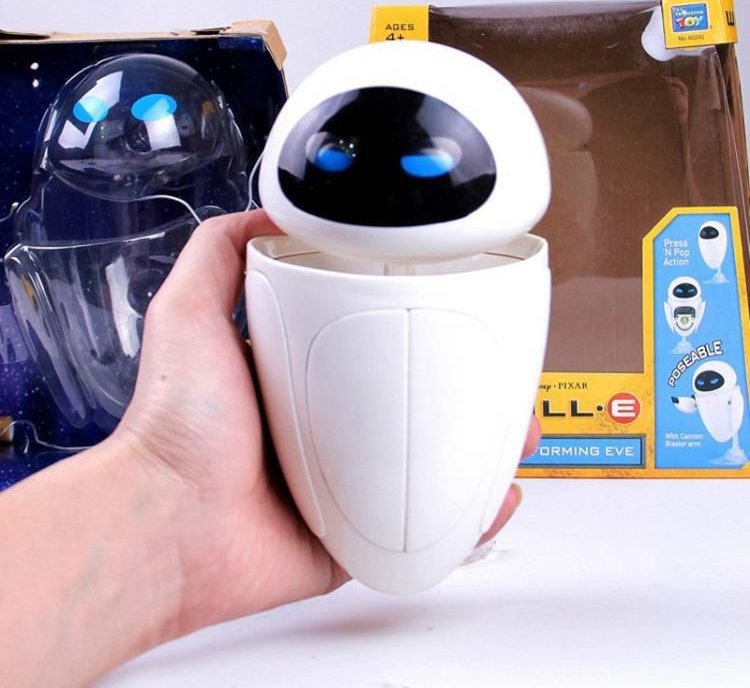 Disney Pixar Wall-e Thinkway Toys Transforming Eve Robot