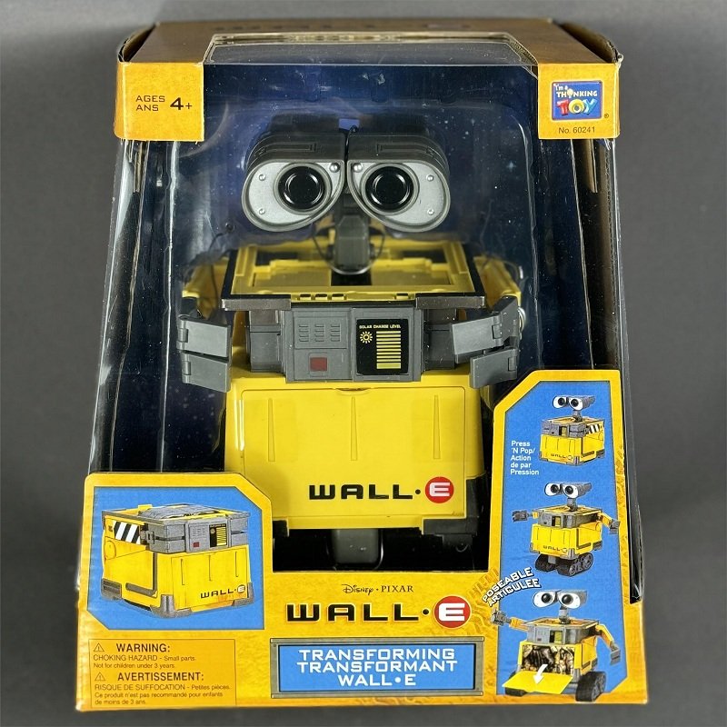 Disney Pixar Wall-e Thinkway Toys Transforming Wall-e Robot