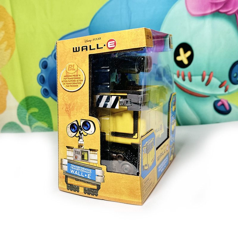 Disney Pixar Wall-e Thinkway Toys Transforming Wall-e Robot