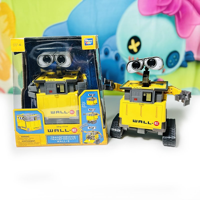 Disney Pixar Wall-e Thinkway Toys Transforming Wall-e Robot