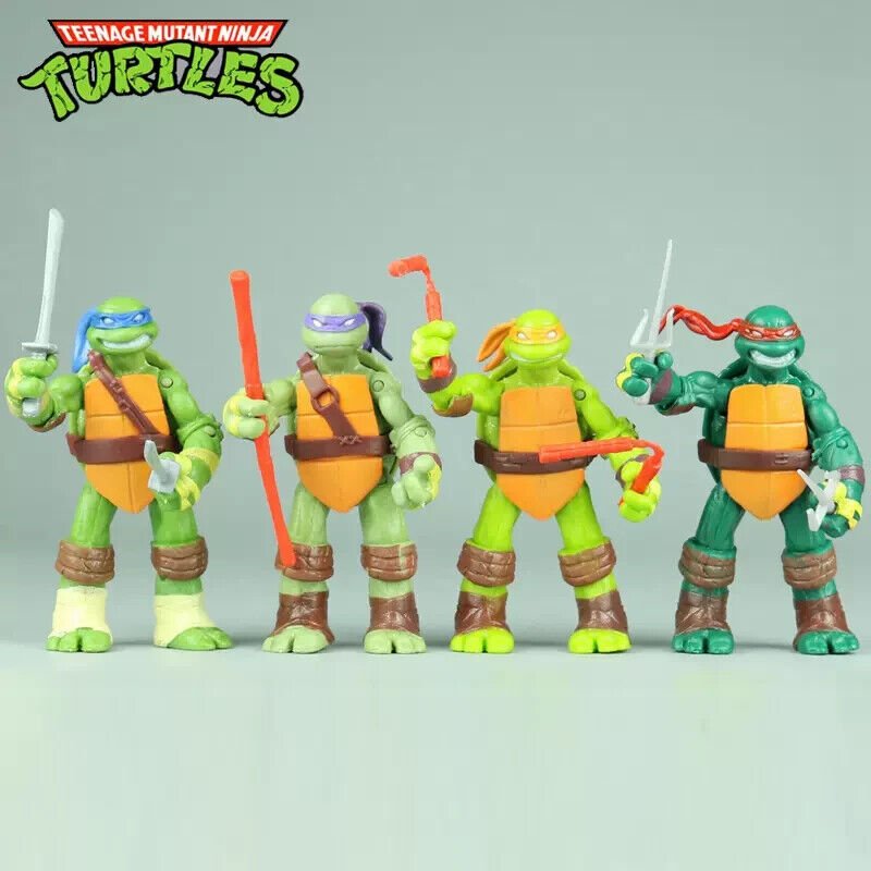 Teenage Mutant Ninja Turtles Classic Collection TMNT set of 4 Action ...