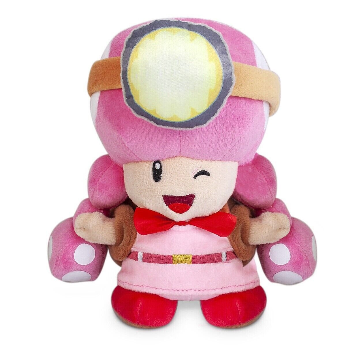 Super Mario Bros Captain Toad Toadette Plush Doll Stuffed Animal Toy 8 inch