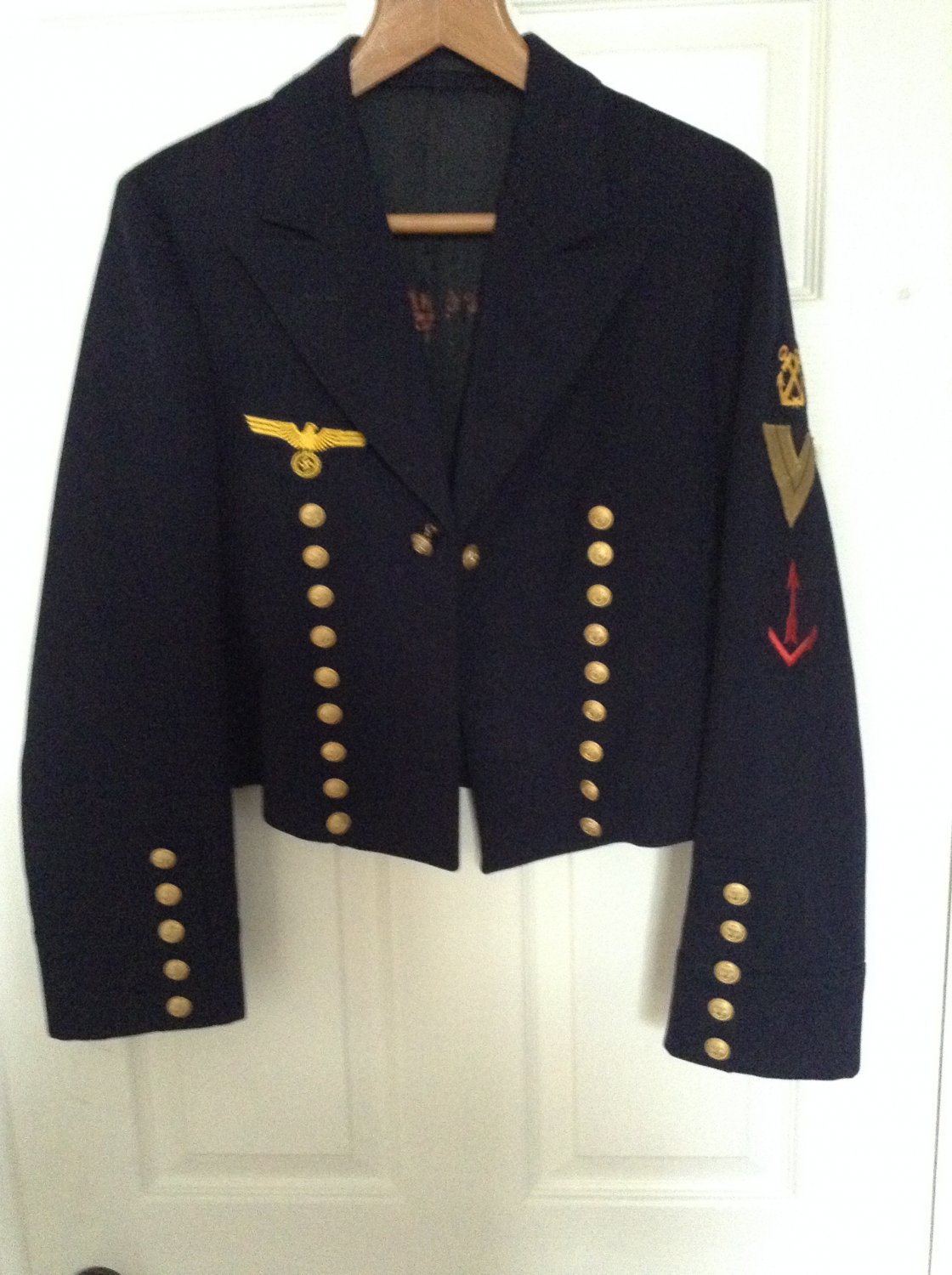 Original WW2 Third Reich Kreigsmarine Naval mess dress "monkey jacket"
