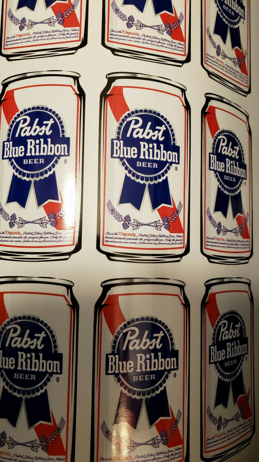 Pabst 4" TAll Color Vinyl Decal Sticker Quantity 4 Fast Free Ship USA ...