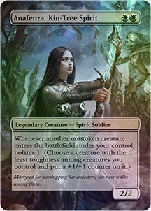 Anafenza, Kin-Tree Spirit Custom Altered Art Card For Edh Legacy non ...