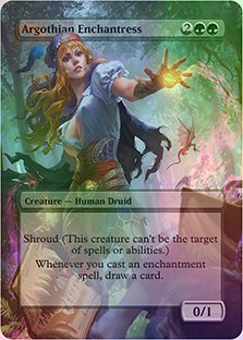 Argothian Enchantress Custom Altered Art Card For Edh Legacy non ...